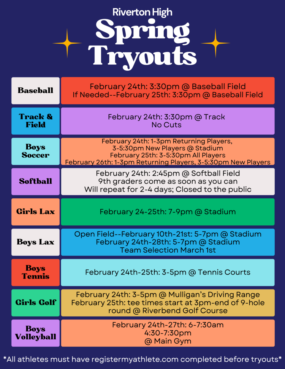 Riverton High – Home of the Silverwolves